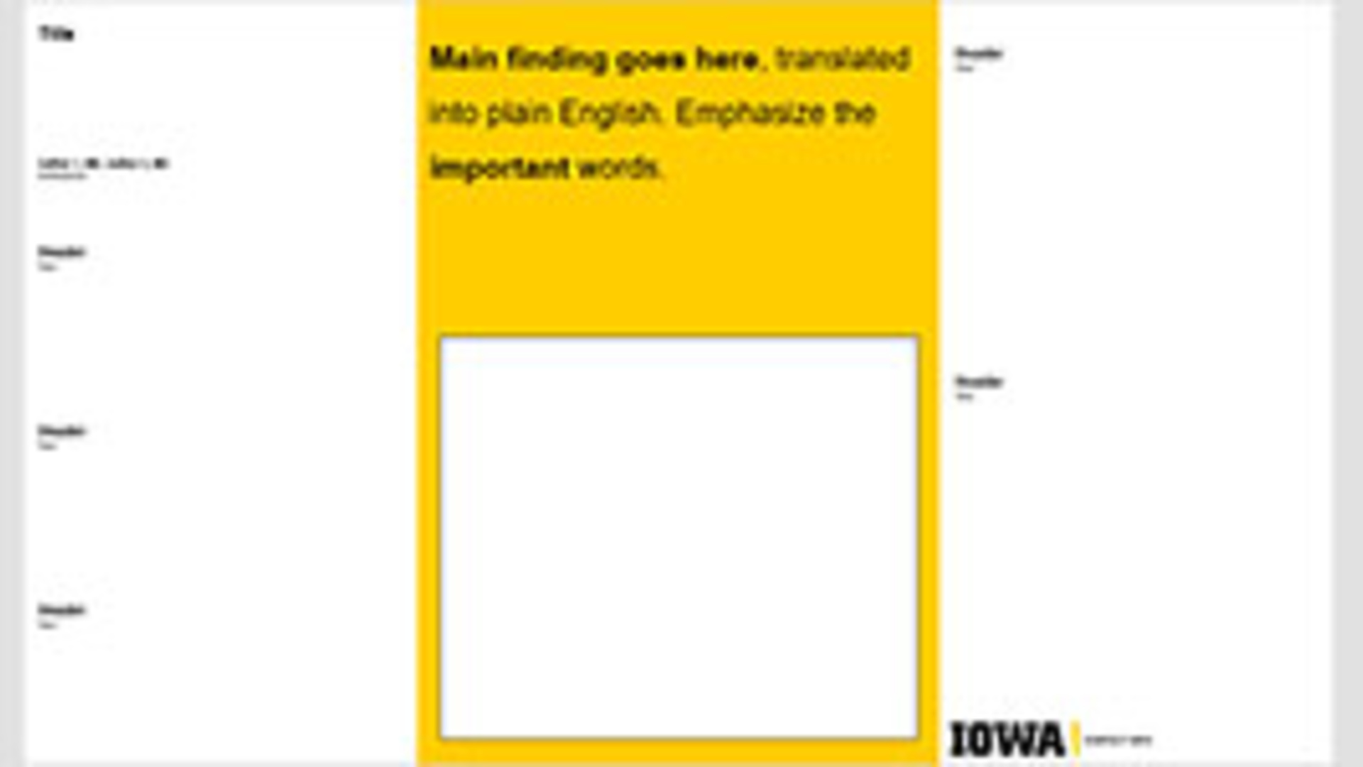University of Iowa Templates | Design Center - The University of Iowa